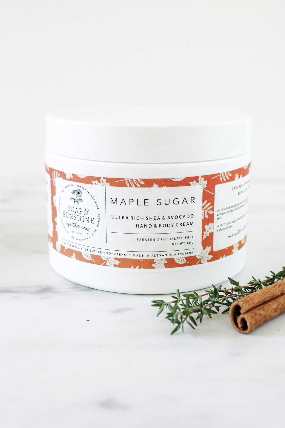 Maple Sugar - Shea & Avocado Body Cream | Soap & Sunshine Apothecary
