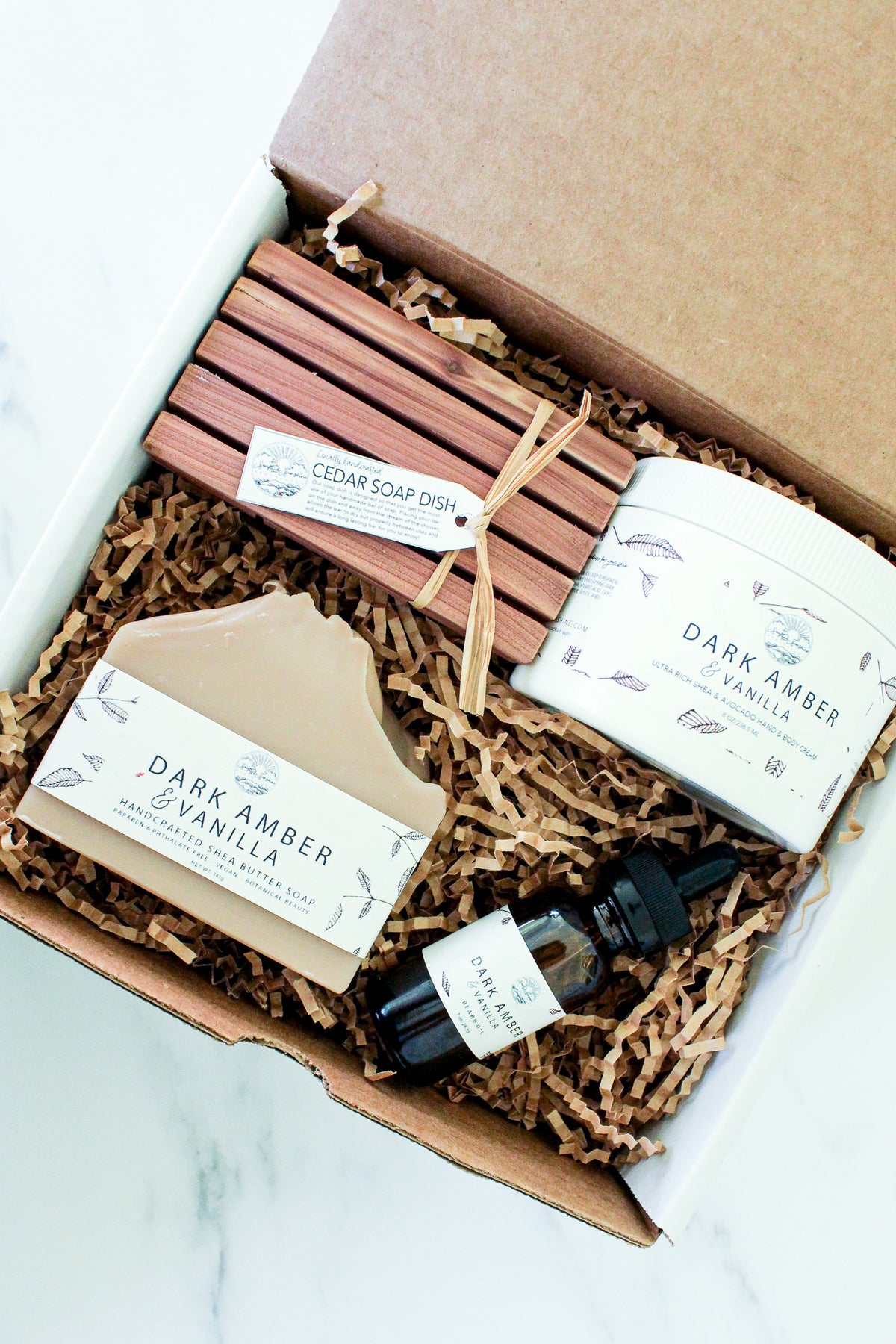 Dark Amber & Vanilla - Gift Box | Soap & Sunshine Apothecary